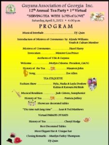 2021 GAOG Tea Party – Guyana Association of Georgia