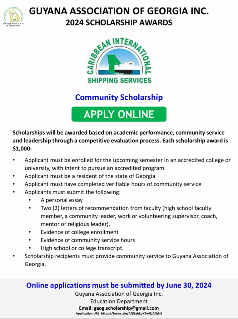 Guyana Association of Georgia – Though Diverse Together We Can Build