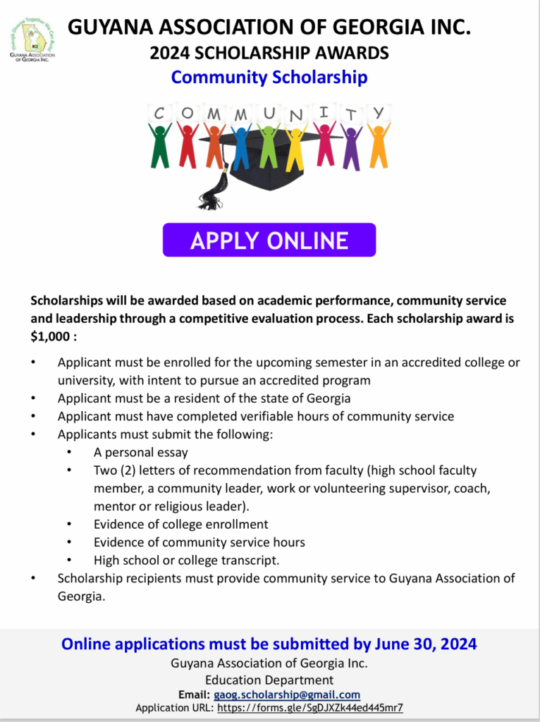 Guyana Association of Georgia – Though Diverse Together We Can Build